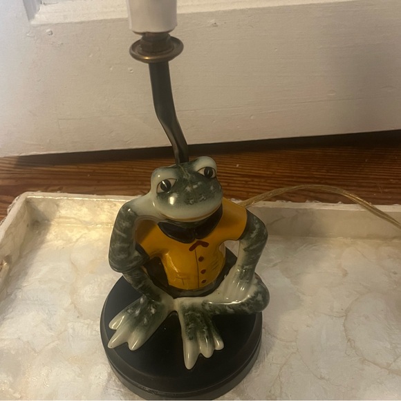 Accents | Vintage Ceramic Frog Lamp | Poshmark